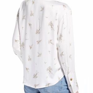 Something Navy | Tops | Something Navy Pretty Button Through Top | Poshmark